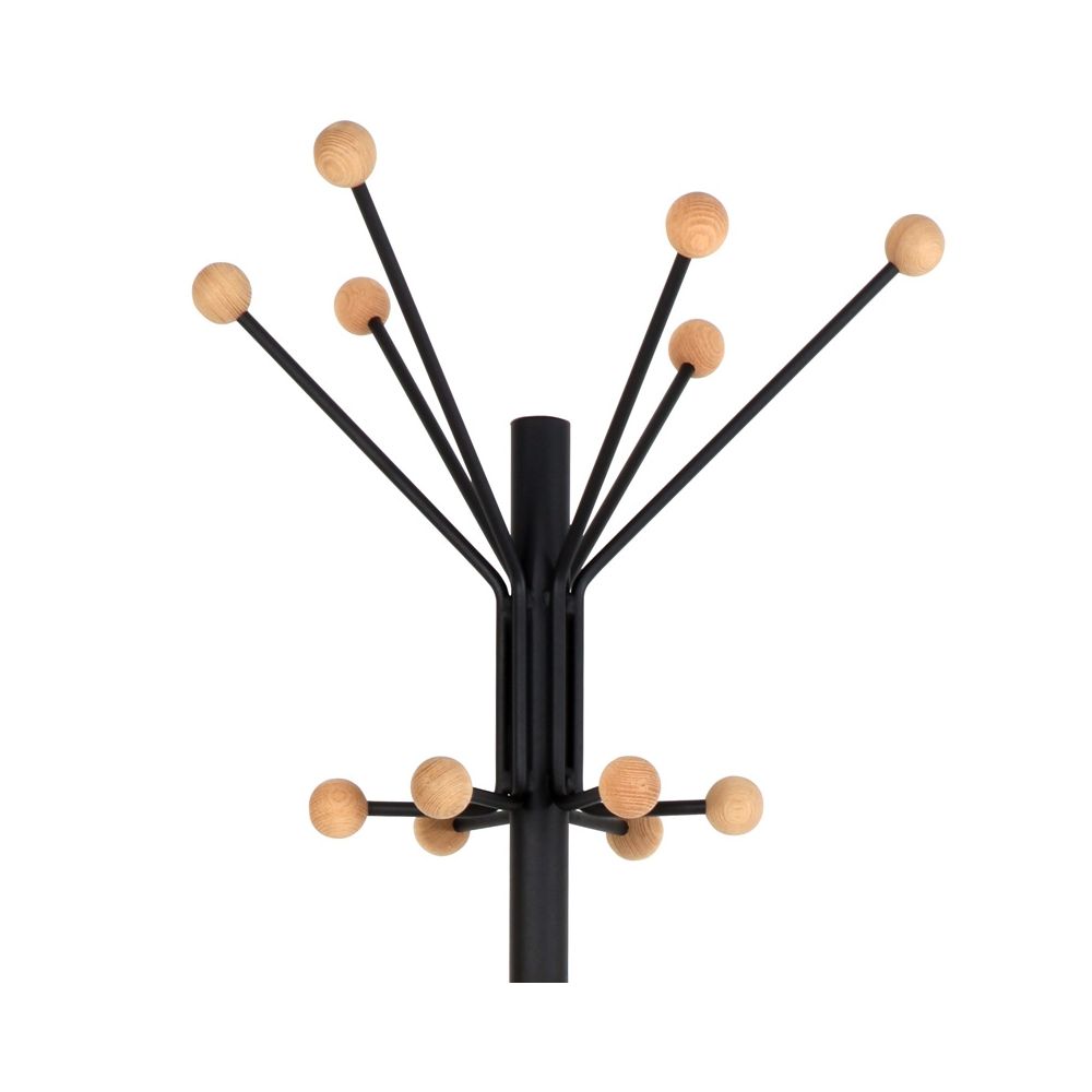 Basic staande kapstok Giant - zwart - Kapstokkendirect.nl