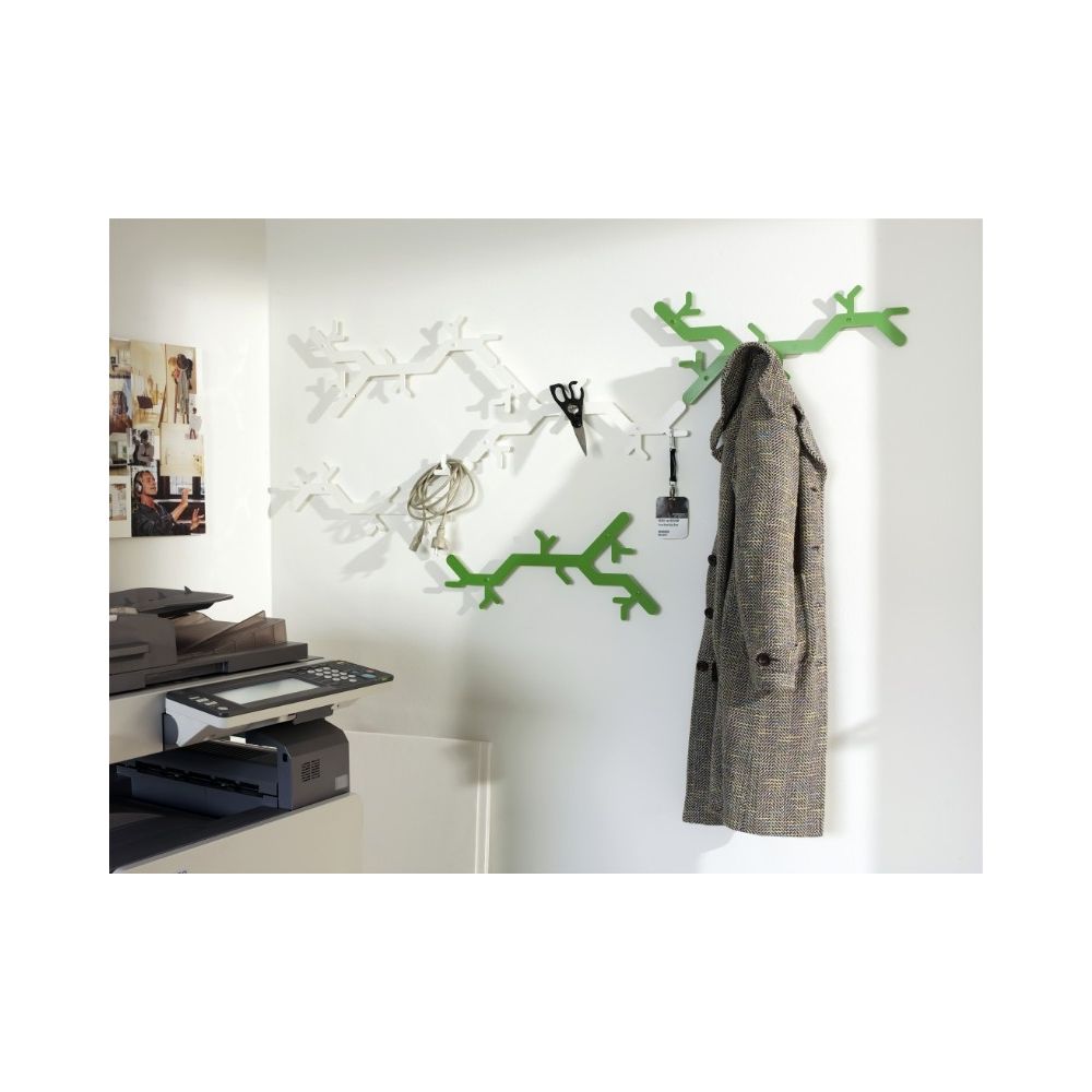 Functionals (Van Esch) Tree Hooked wandkapstok - Wit - Kapstokkendirect.nl