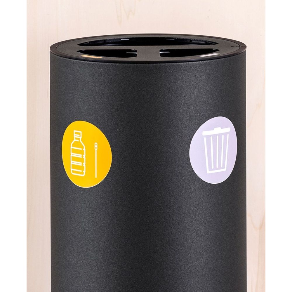 Functionals afvalstroomsticker Statiegeld Blik en Fles voor Revolved XL ...